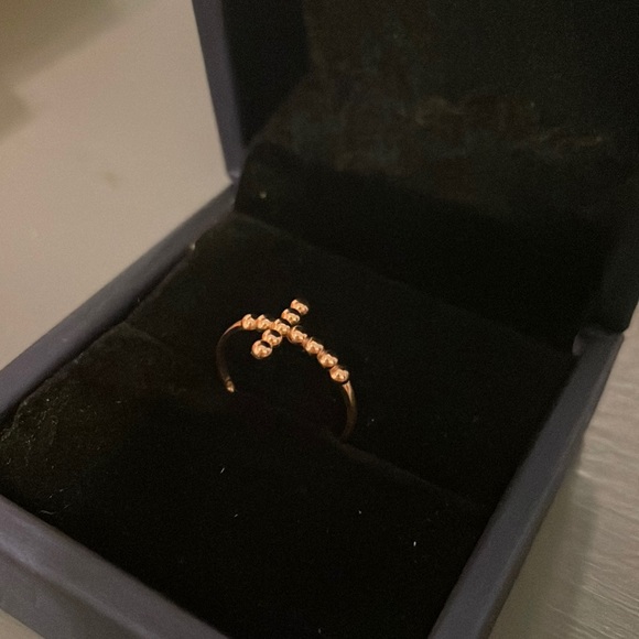 Jewelry | Real Rose Gold Filled Cross Stacking Ring | Poshmark